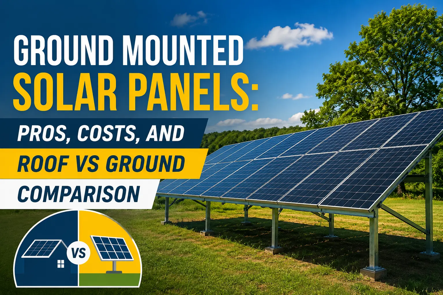 Ground Mounted Solar Panels | Sunergy Solutions, LLC
